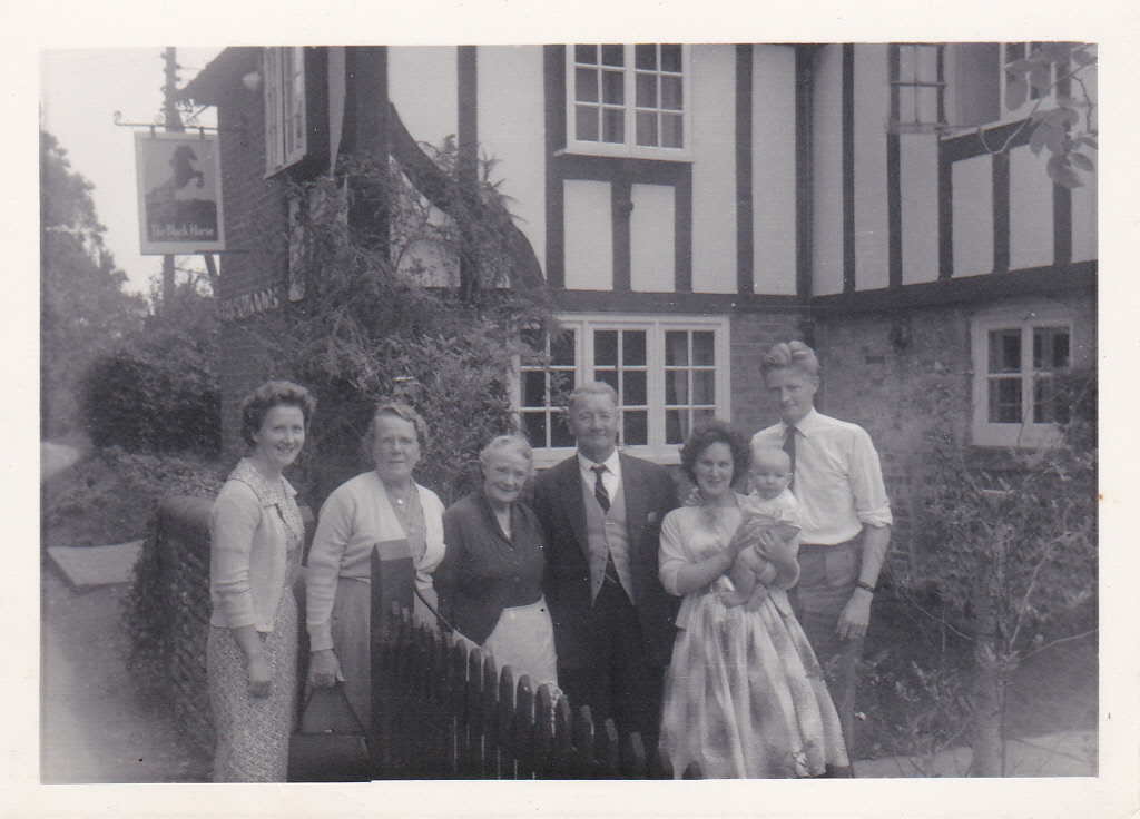 Black Horse Pub in Binsted Village in West Sussex