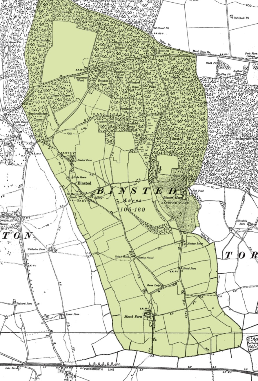 The lay of the land in Binsted